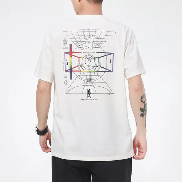 Nike As Nba Nk Tee Cts N31 M2z Ss Pure