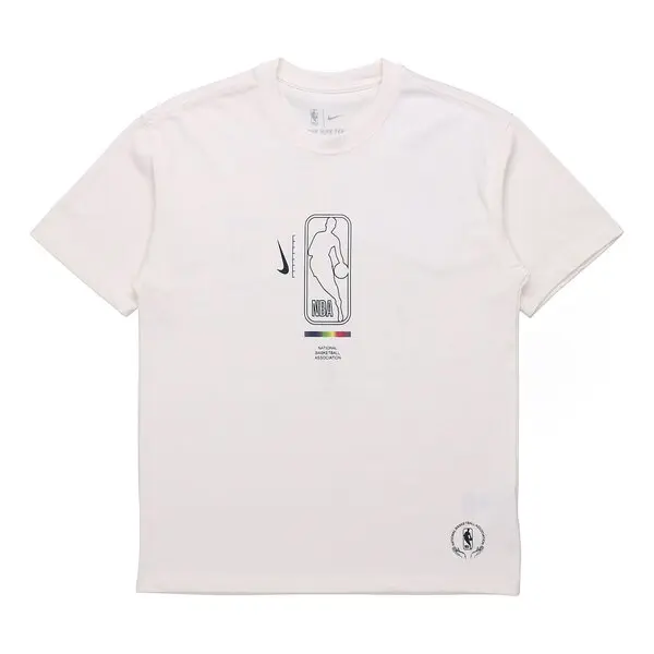 Nike As Nba Nk Tee Cts N31 M2z Ss Pure - Creamwhite