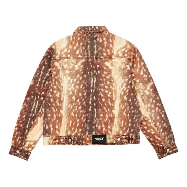 PALACE Type P Jacket Deer Print - Tan/brown