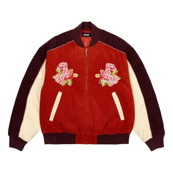 PALACE Embroidered Cat Eye Bomber Jacket - Rust