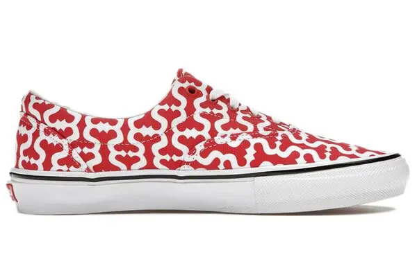VANS Supreme X Era Monogram S Low Top Sneakers - Red