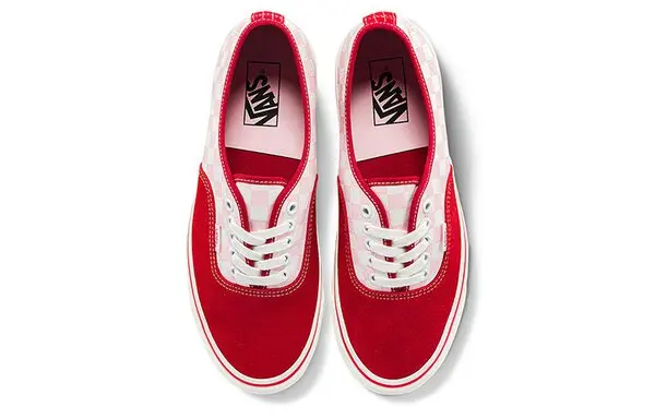 VANS Authentic 44 Sneakers - White/red