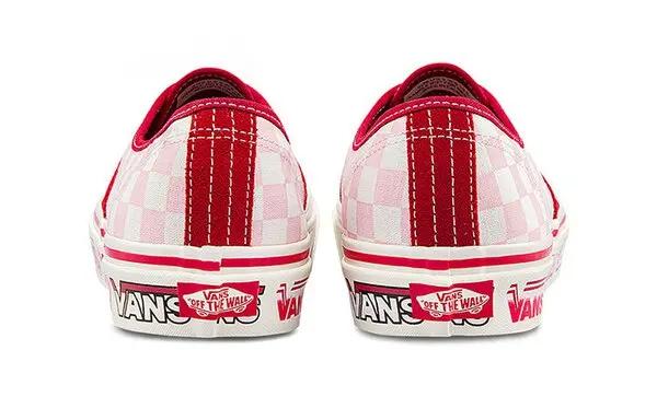 VANS Authentic 44 Sneakers - White/red