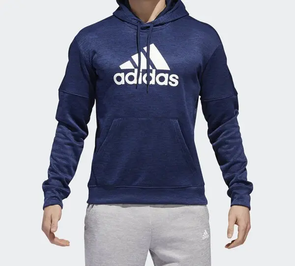 Adidas Pullover Hoodie With Large Logo