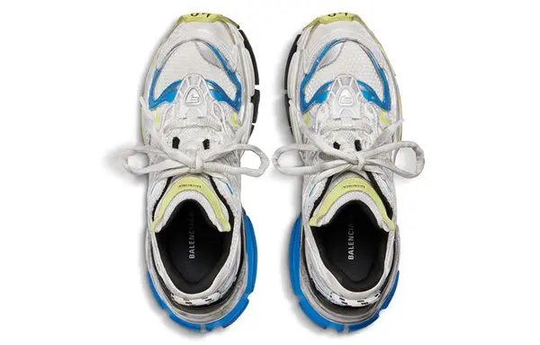 Balenciaga Runner 2.0 Sneakers - White/blue/yellow