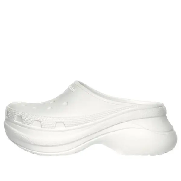 Balenciaga X Crocs Platform Mules - White