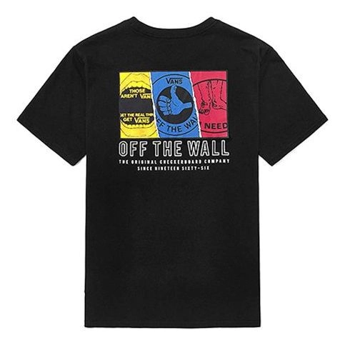 VANS Alphabet Printing Short Sleeve Couple Style