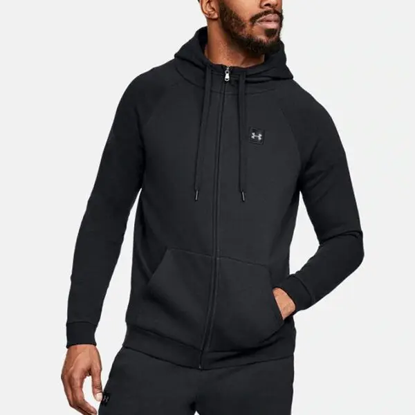 Under Armour Rival Square Frame Logo Hooded Jacket
