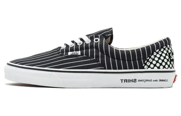 VANS Comme Des Garcons X Supreme X Era Pinstripe Sneakers - Black