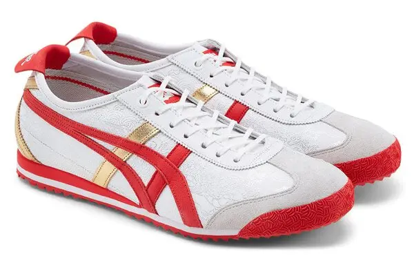Onitsuka Tiger Street Fighter X Mexico 66 Sd 'arcade Edition' Sneakers - White/fiery Red