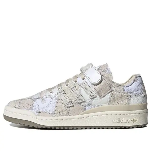 Adidas X Atmos Forum Low Patchwork Sneakers - Gray/white