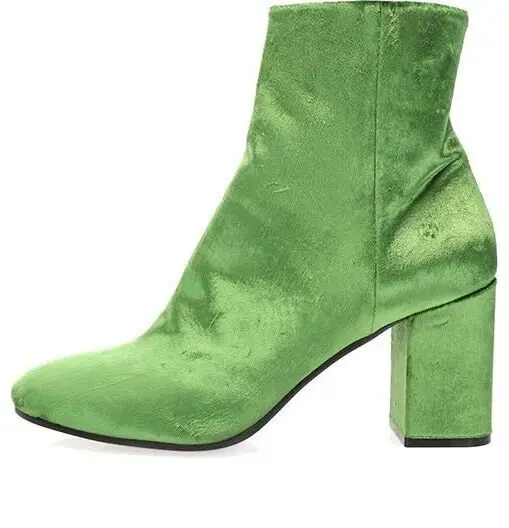 Balenciaga Ville Ankle Boots - Green