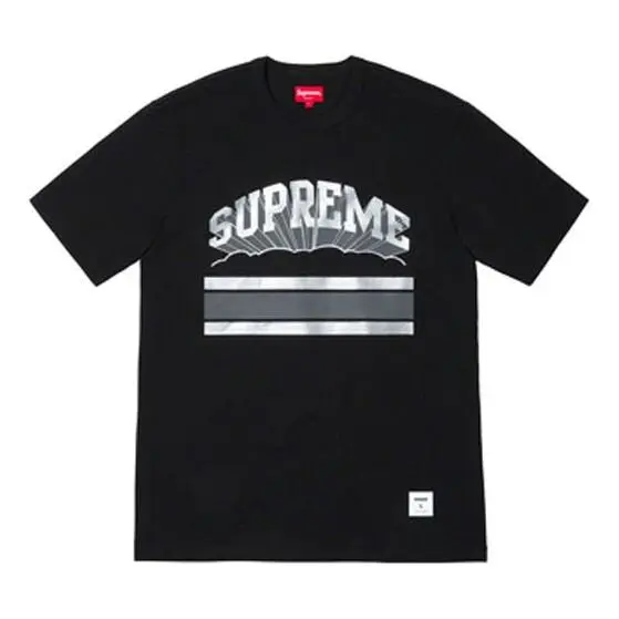 Supreme Ss19 Cloud Arc Tee Logo Tee - Black