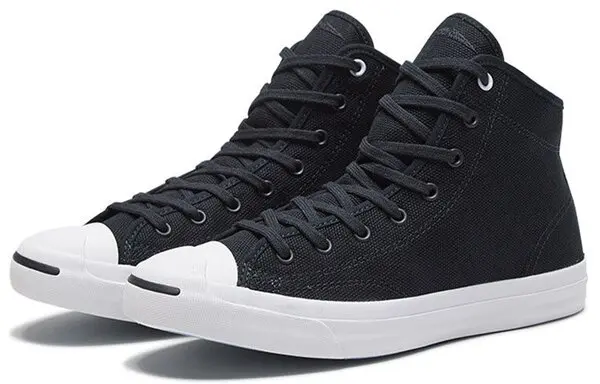 CONVERSE Jack Purcell Hi Sneakers - Black/white
