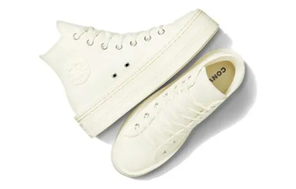 CONVERSE Chuck Taylor All Star Modern Lift Platform High Top Sneakers - Beige/white