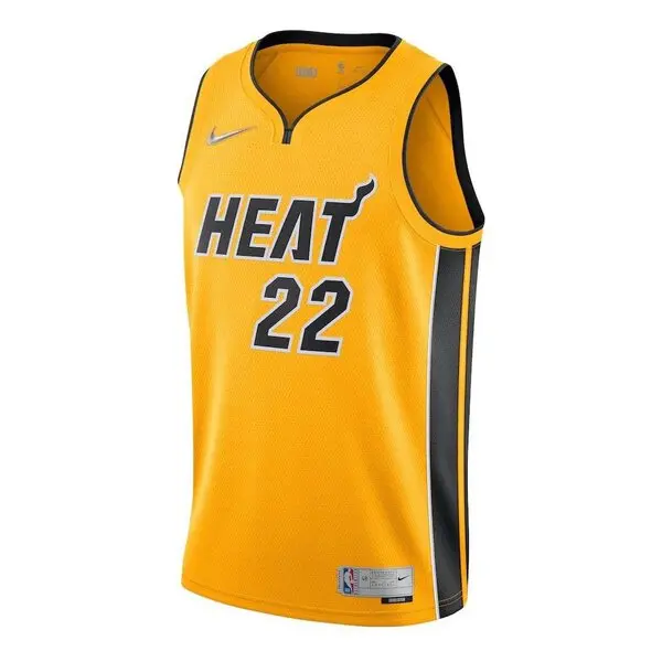 Nike X Nba Miami Heat Jersey Jimmy Butler 22 - Yellow