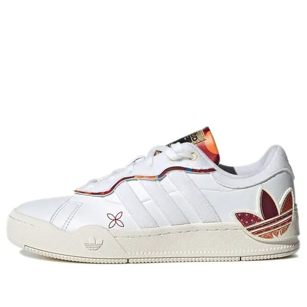 Adidas Rey Galle Chinese New Year Sneakers - White/orange