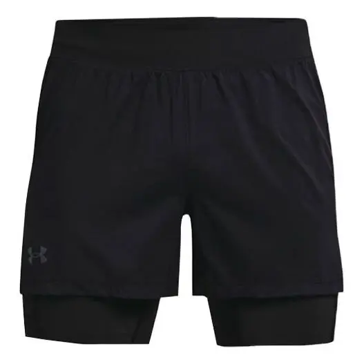 Under Armour Rush 2-in-1 Running Shorts - Black