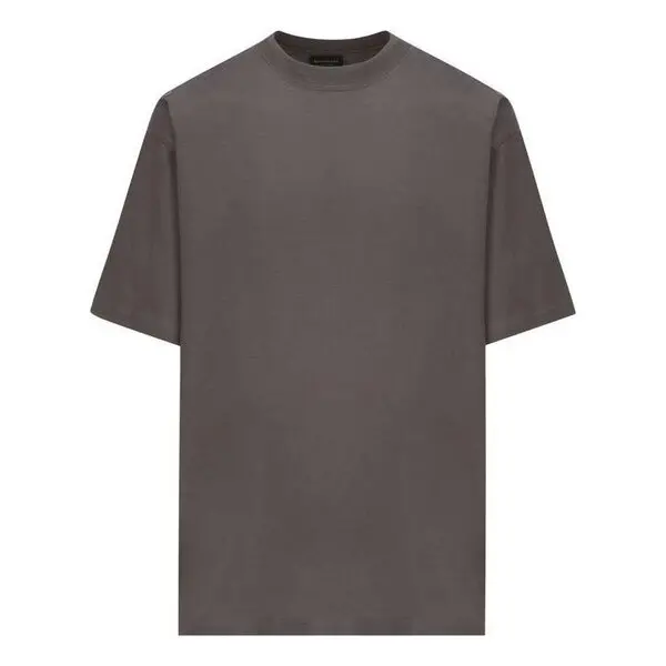 Balenciaga Care Label T-shirt Medium Fit 'grey Black - Grey/black