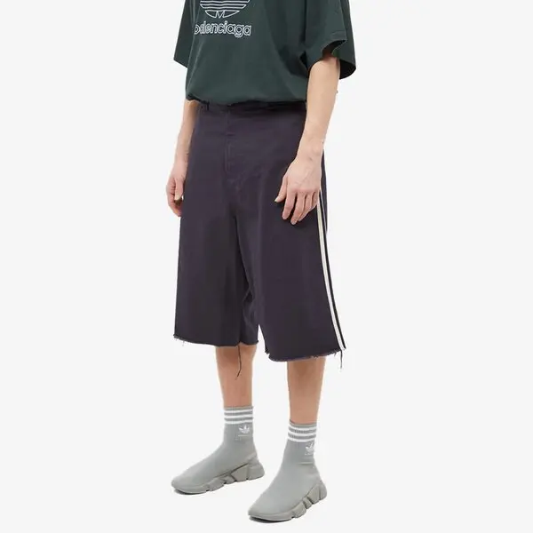 Balenciaga X Adidas Baggy Denim Shorts
