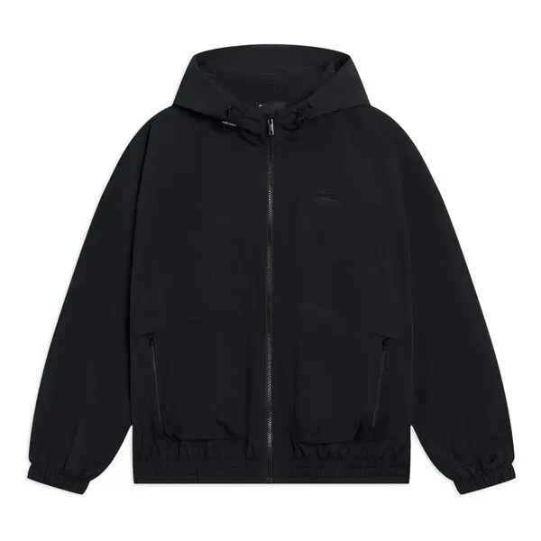 LI-NING Classic Warm Logo Print Jacket
