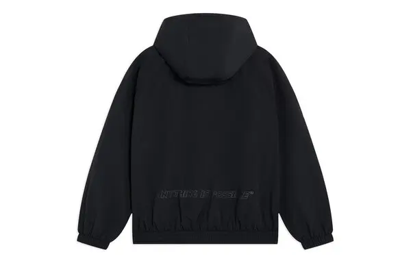 LI-NING Classic Warm Logo Print Jacket