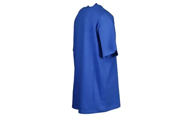 Balenciaga Small Logo Cotton T-shirt - Blue