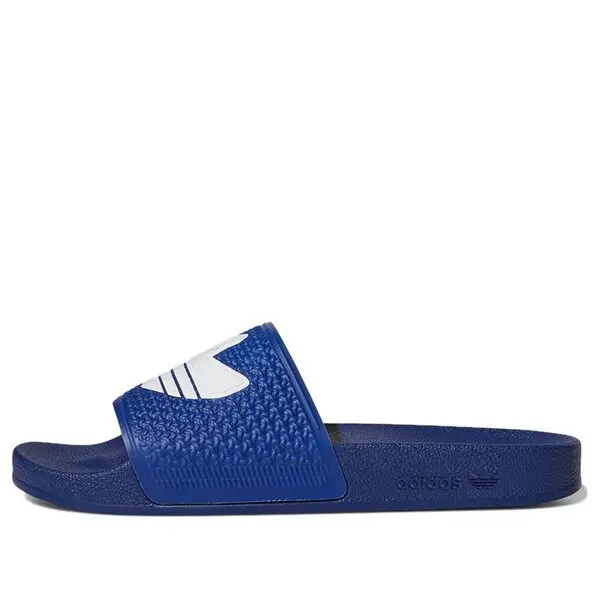 Adidas Shmoofoil Slides - Blue/white