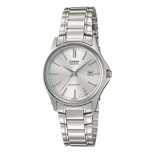 Casio Quartz Stainless Steel Analog Watch - Silver