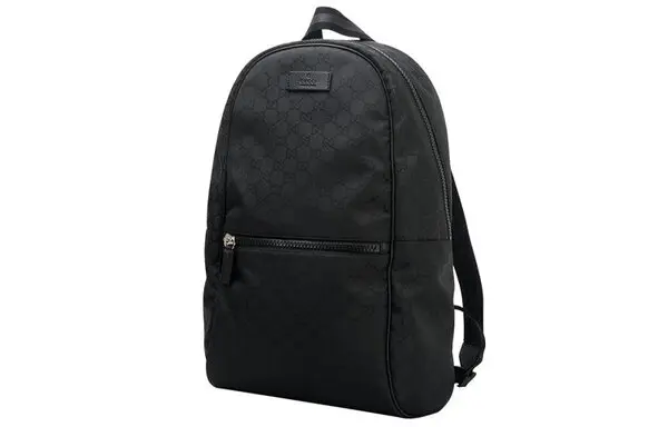 Gucci Logo Leather And Nylon Backpack