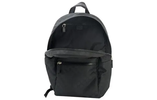 Gucci Logo Leather And Nylon Backpack