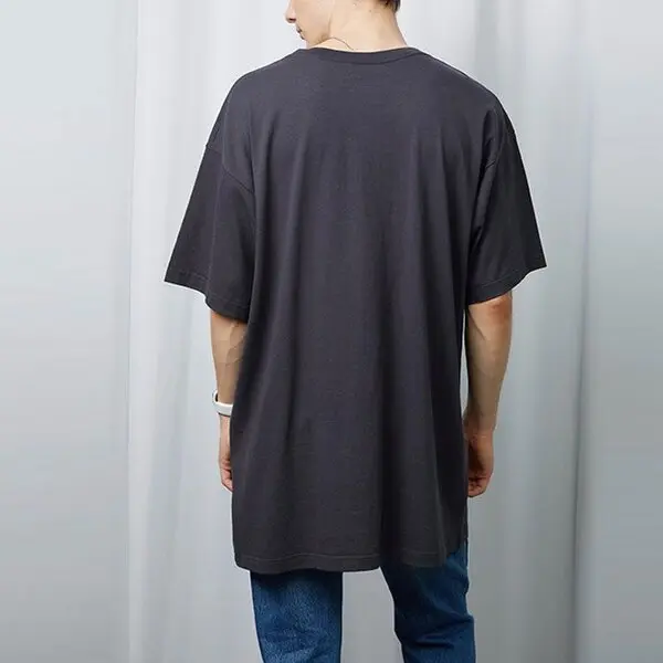 Balenciaga Oversized Washed Interlocked Bb T-shirt 'navy Black - Navy/black