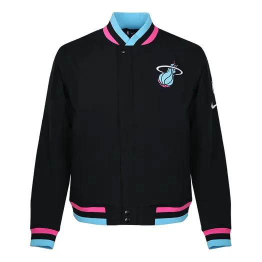 Nike Nba Miami Heat Bomber Jacket - Black