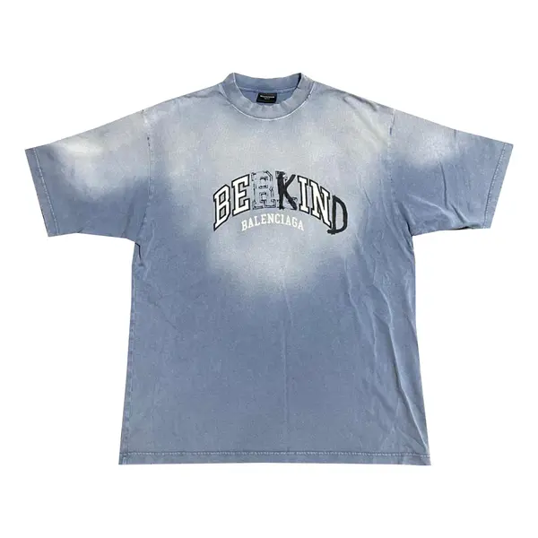 Balenciaga Be Kind Crewneck T-shirt - Blue