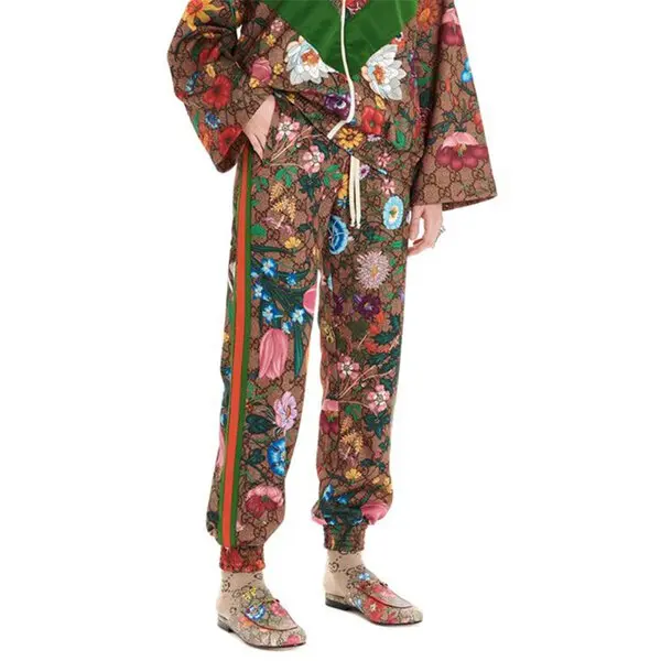 Gucci Flora Gg Supreme Pattern Track Pants