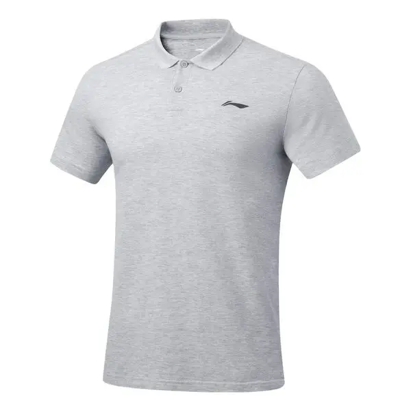LI-NING Plain Short Sleeve Polo Shirt