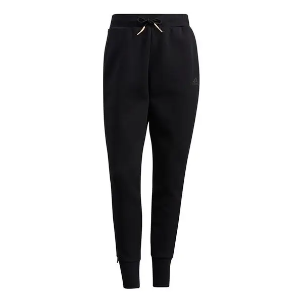Adidas Woven Knit Track Pants Asia Sizing - Black