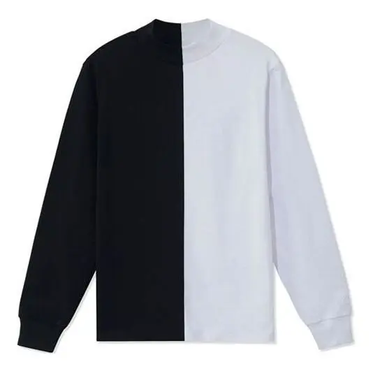 LI-NING 2021 A/w Fashion Show Sweatshirts 'white Black - Black/white