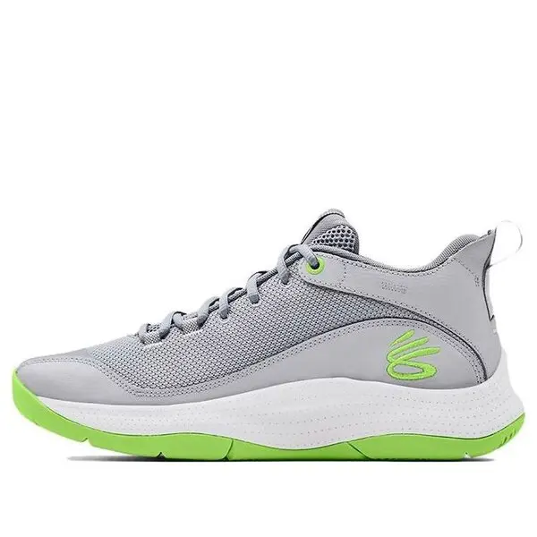 Under Armour 3z5 Basketball Sneakers - Grey/green