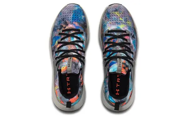 Under Armour Hovr Rise 3 Printed Athletic Shoes - Dark Gray