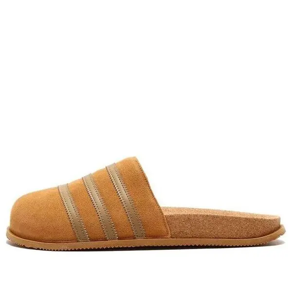 Adidas Adimule Lea Slide - Light Brown/brown