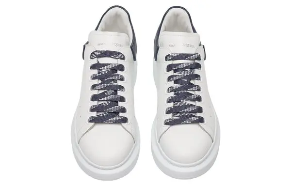 Alexander McQueen Oversized Sneakers - White/ink Blue