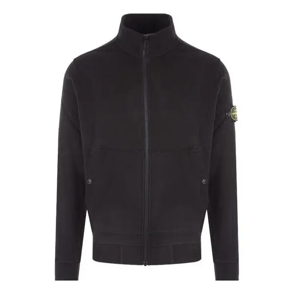 Stone Island Logo Patch Zip-up Jacket