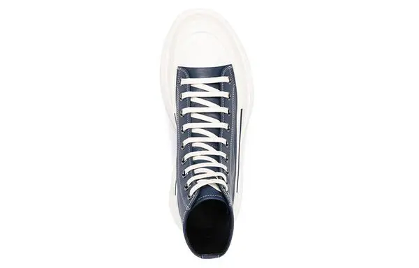 Alexander McQueen Tread Slick Lace Up Leather Boots
