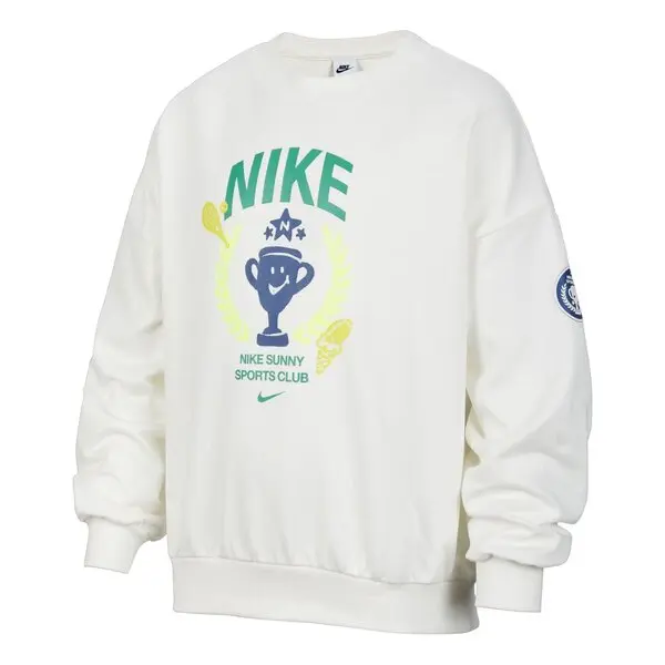 Nike Sweatshirt - White/blue