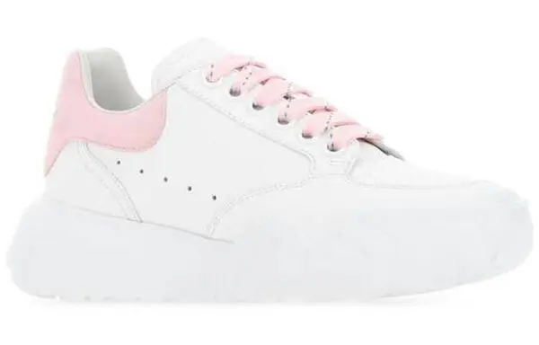 Alexander McQueen Oversized Court Trainer - White/pink