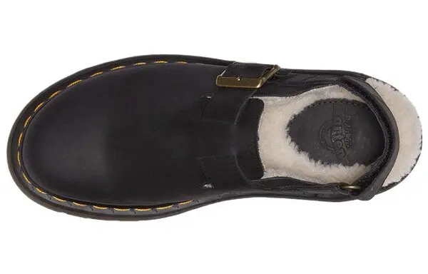 Dr. Martens Jorge Ii Faux Mules With Buckle Detailing - Black