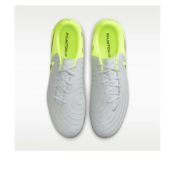 Nike Phantom Gx 2 Academy Athletic Cleats - Metallic Silver/volt/black