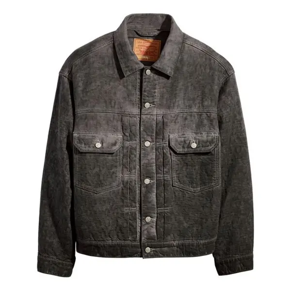 StÜssy X Levi's Dyed Jacquard Jacket - Black