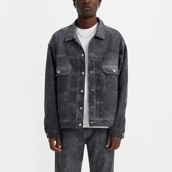 StÜssy X Levi's Dyed Jacquard Jacket - Black